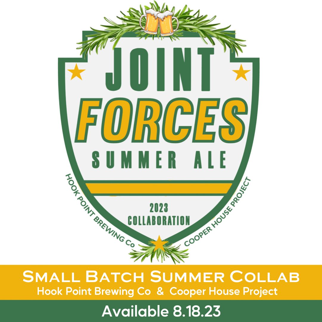Hook Point Brewing, Cooper House Project's 'Joint Forces' collab beer ...